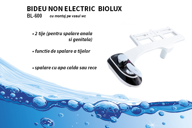 Dedeman - Bideu non - electric, Biolux BL - 600, negru - Dedicat ...