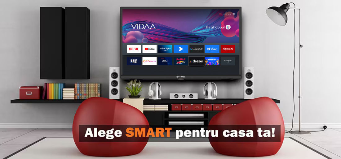 Dedeman - Televizor LED Smart Vortex V32R0212VS, diagonala 81 cm, HD ...