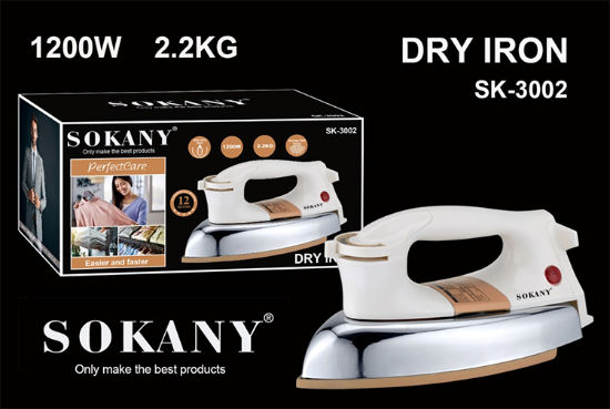 Dedeman Fier de calcat Sokany SK-3002, 1200 W, talpa ceramica, reglaj temperatura 6 trepte, corp ...