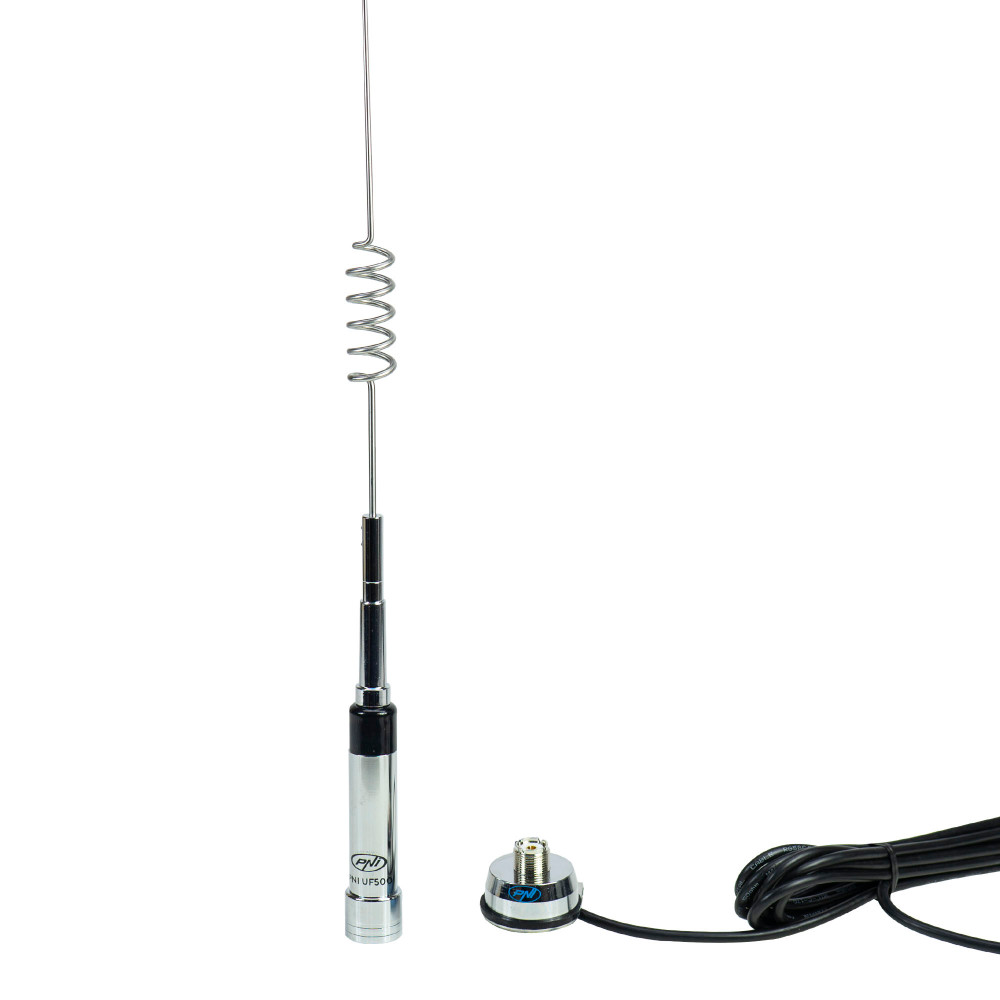 Dedeman - Antena statie radio CB PNI UF500, exterior, suport montaj ...